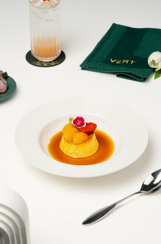 Japanese Custard Pudding - Vert Dining